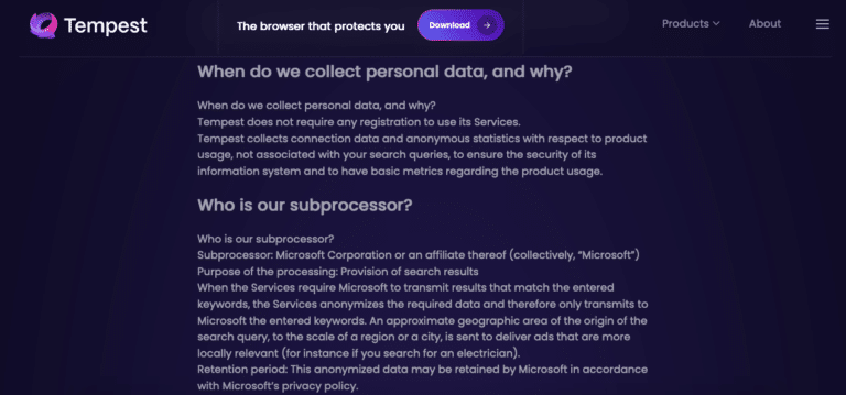 Tempest Browser Review 2024: How Private Is It?