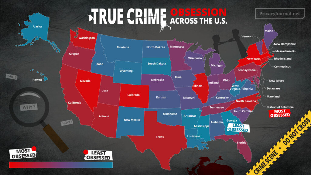 True Crime: How Obsessed Is Your State? [Statistics + Map]